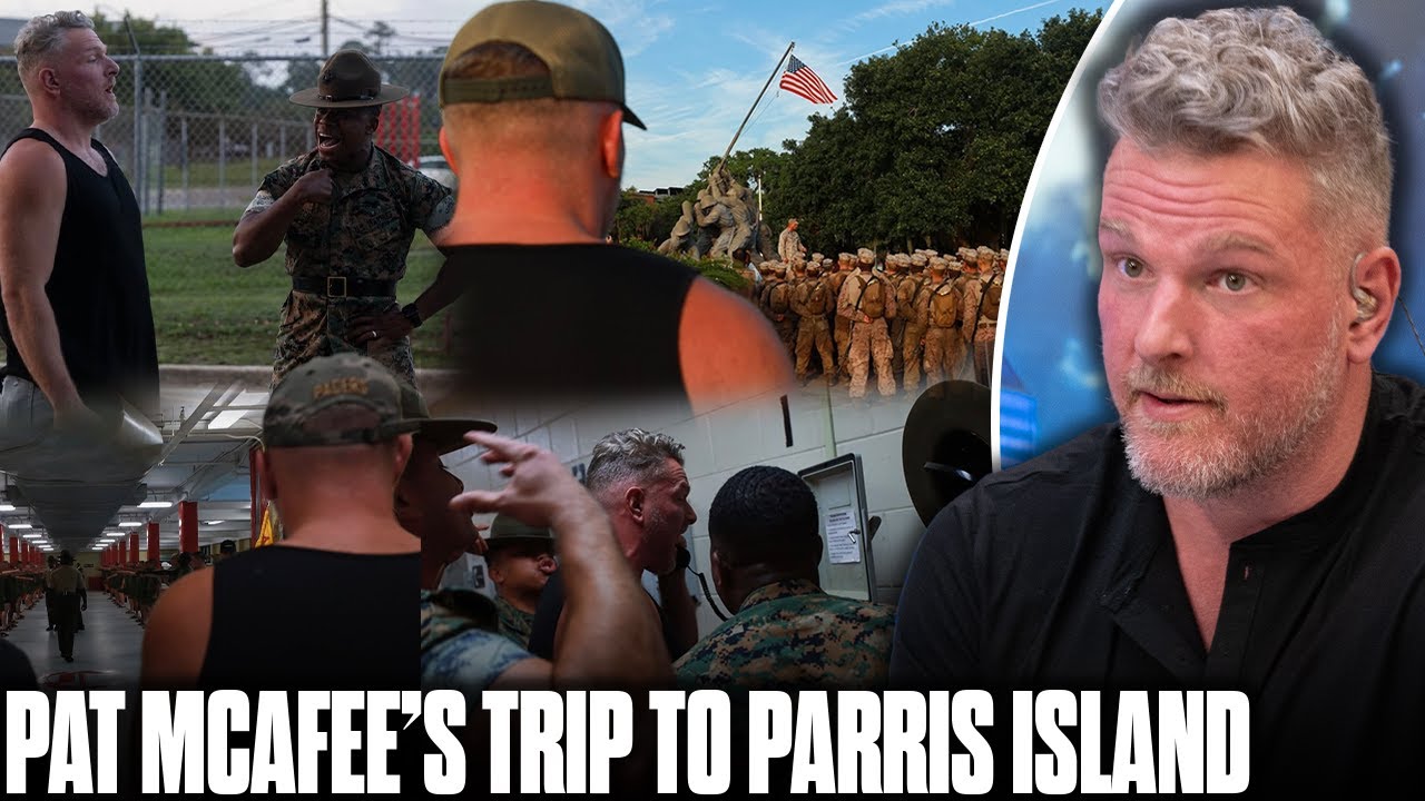 Pat McAfee Is Honored To Visit Parris Island & Witness Marine Corps ...