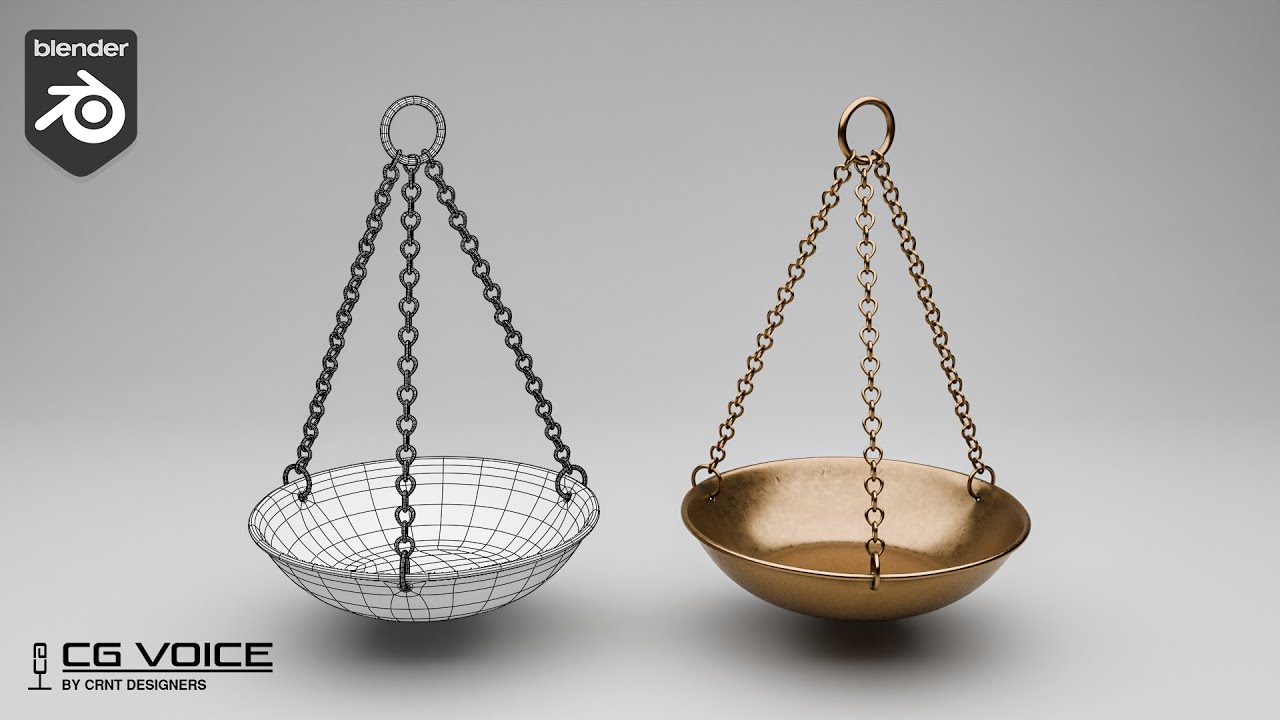 how to model this Hanging Planter design in blender _ Blender Modeling ...