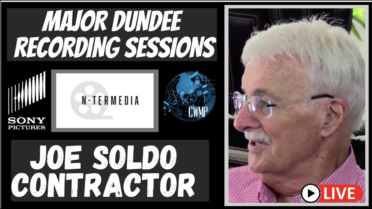 MAJOR DUNDEE RECORDING SESSIONS LIVE! Capitol Records, Hollywood with ...