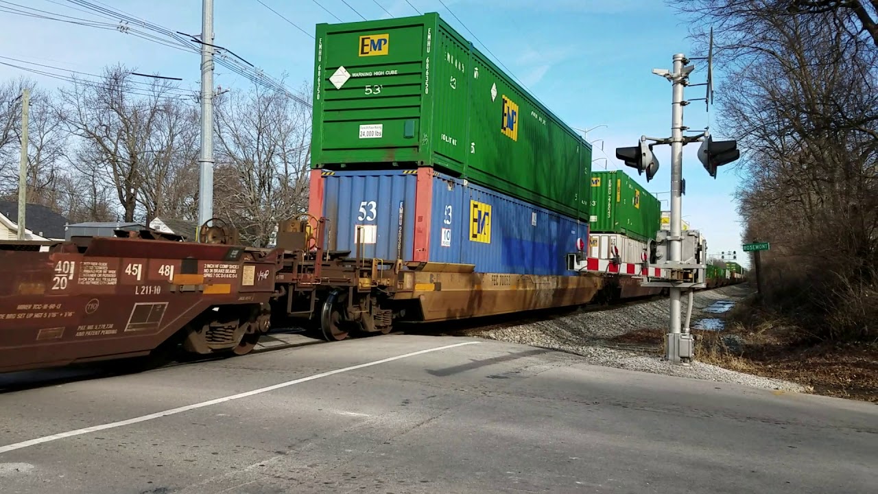 Train no. 2 Ns Intermodal Train - YouTube