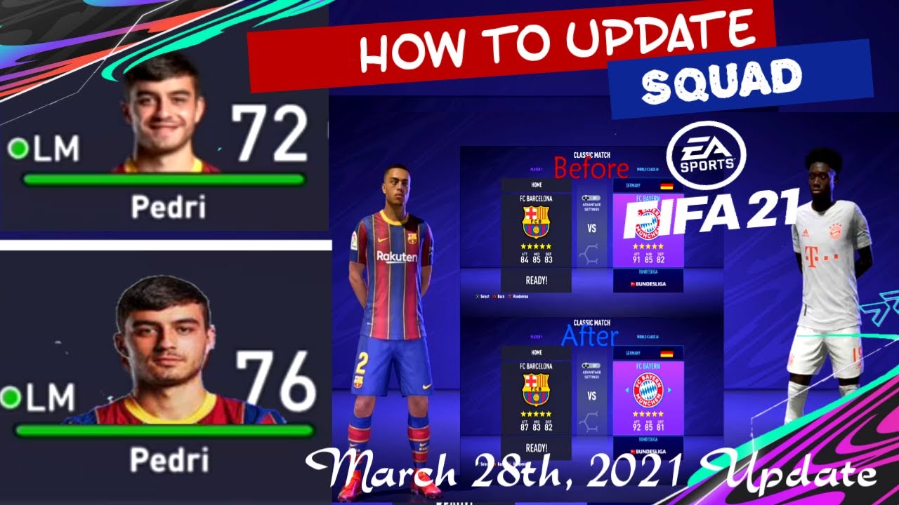 NEW FIFA 21 SQUAD UPDATE | (12/04/22) | Increases Ratings, New added ...