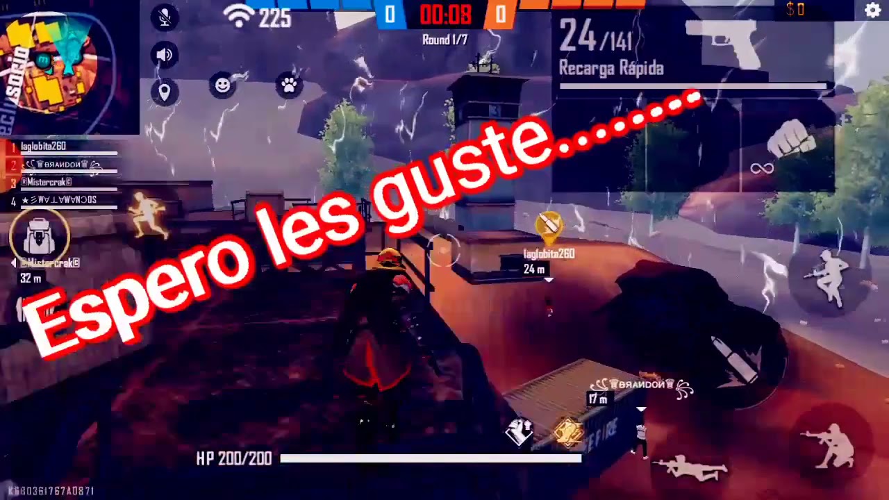 Una pequeña muestra de como juego..\Cris FF - YouTube