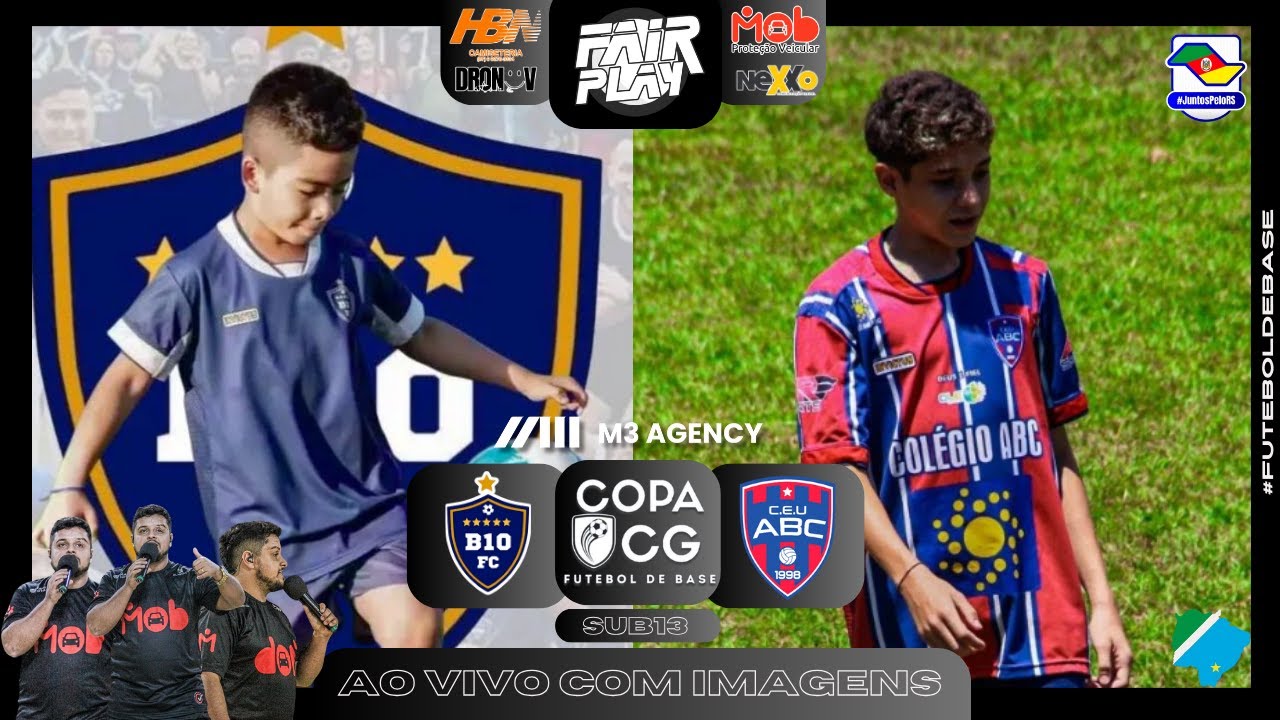 B10 FC X União ABC | Copa CG 2024 | U13 - #futebol #esporte #live - YouTube