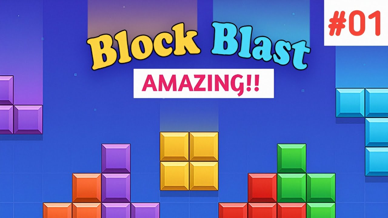 01 || Block Blast🥇 || Most Amazing & Relaxing Video || Games Amazing ...