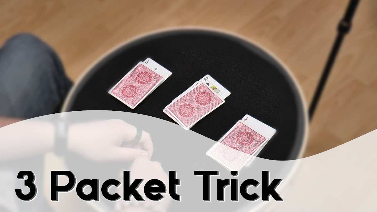 3 Packet Trick (Kartentrick Tutorial/Erklärung German/Deutsch) - YouTube
