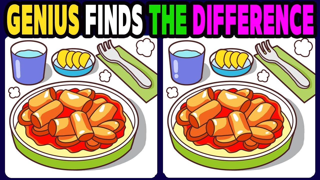 【Spot & Find The Differences】Can You Spot The 3 Differences? Challenge ...