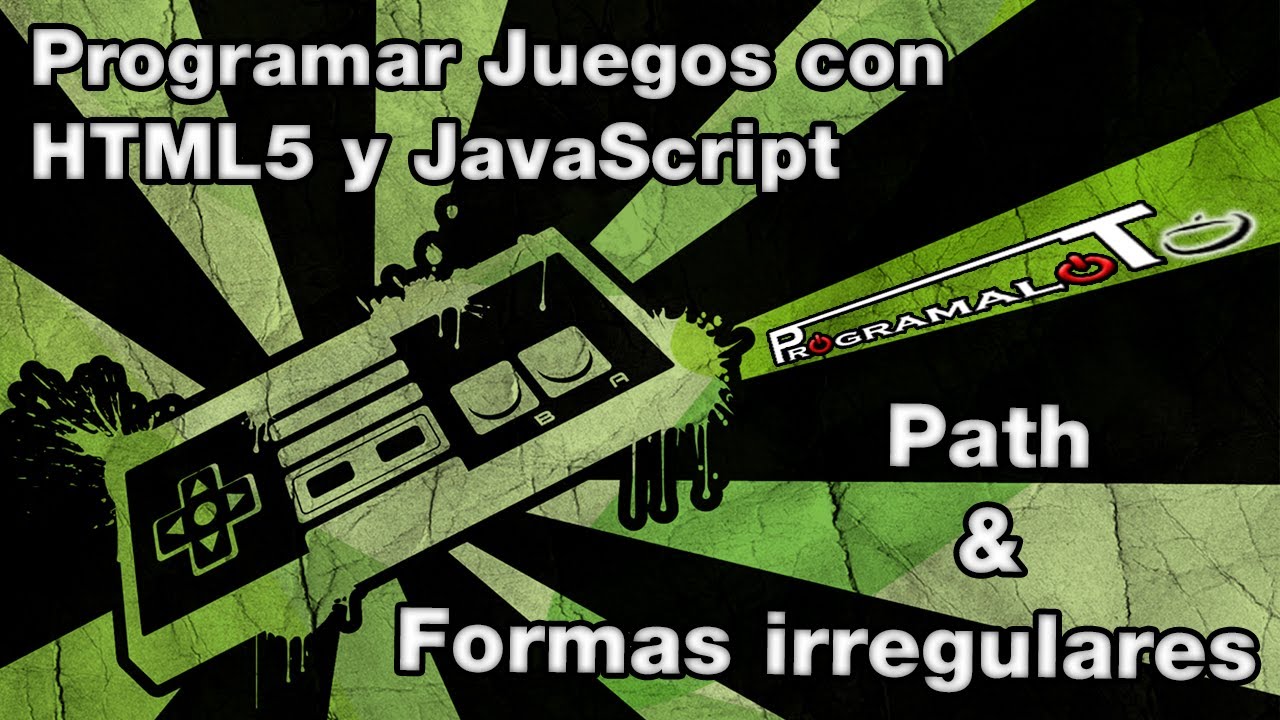Juegos con HTML5 y JS - 8 - El path para pacman - YouTube