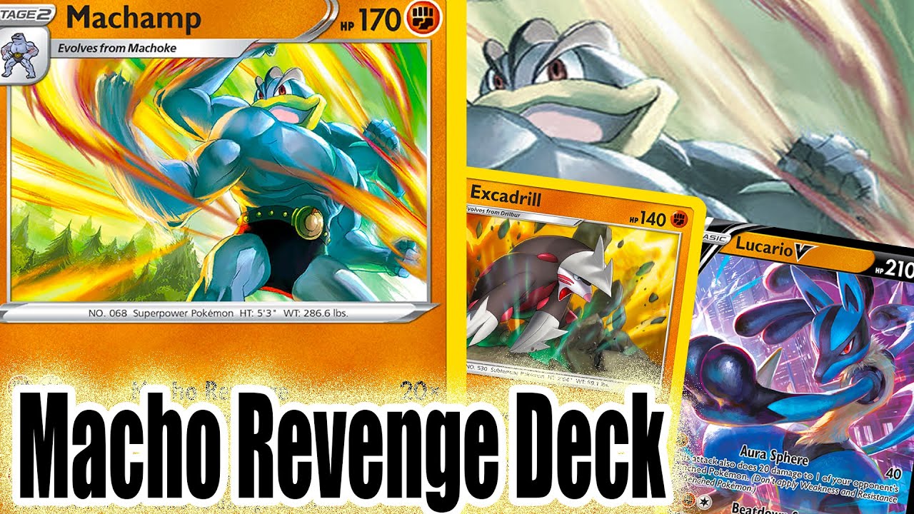Machamp w/Excadrill! Macho Revenge!! Amazing Budget Deck (Champion’s ...