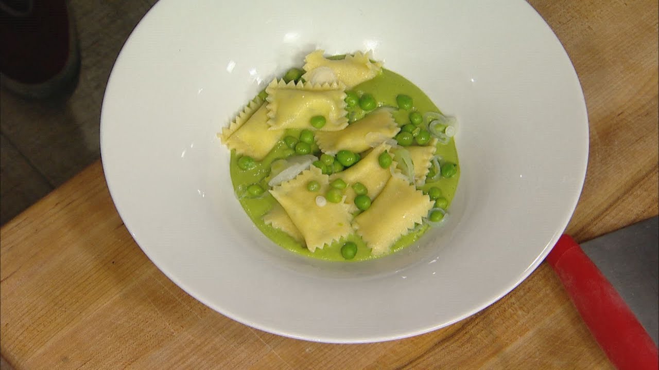 KARE in the Kitchen: Sheep Milk Ricotta Cheese Agnolotti - YouTube