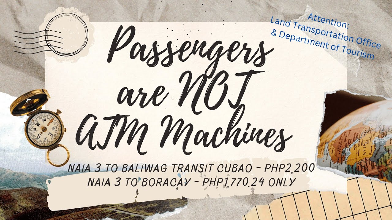 Passengers are not ATM machines - YouTube
