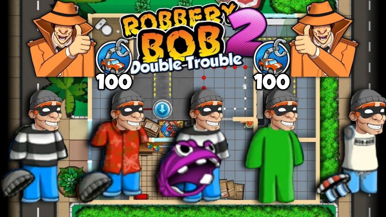 Robbery Bob 2 - All Costumes Funny Gameplay Part 336 - YouTube