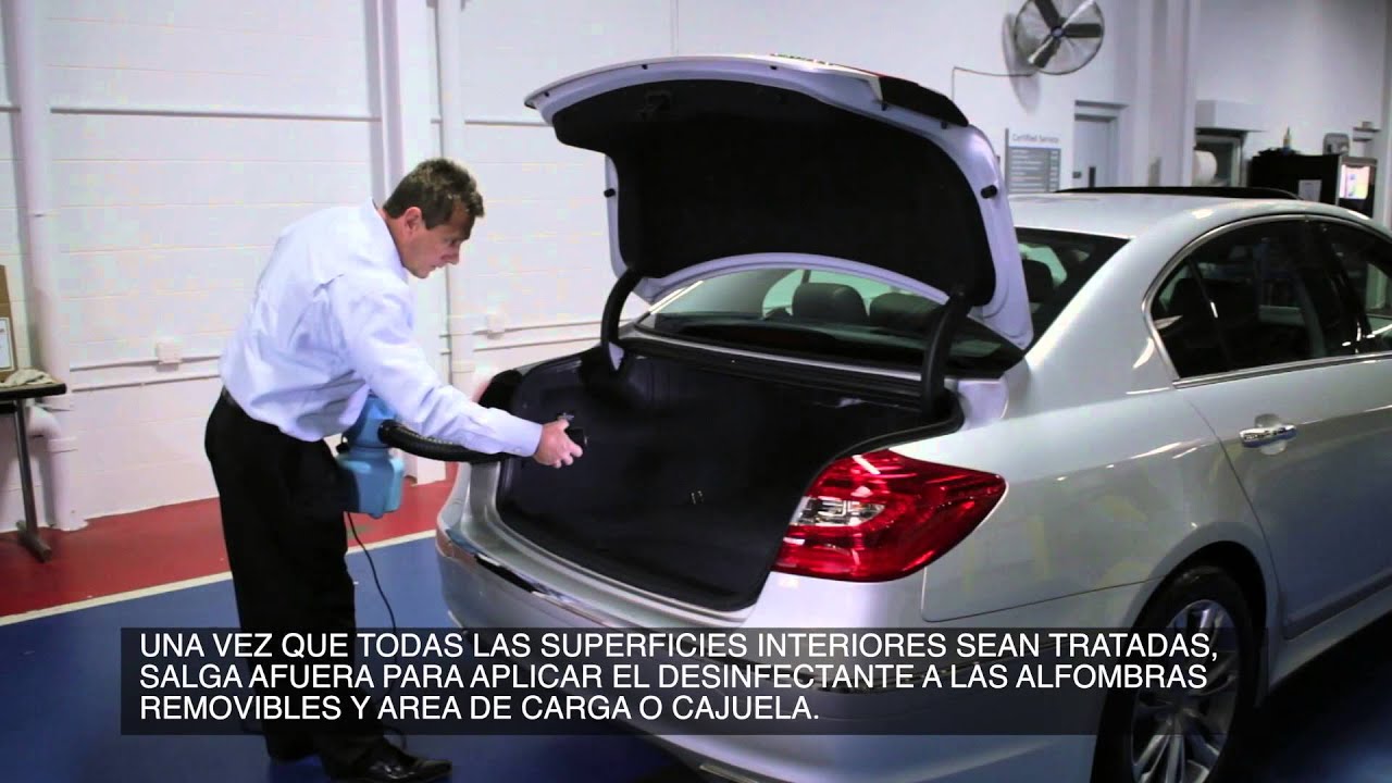 EcoCarPro MicrobeRepel Application with Spanish Subtitles - YouTube