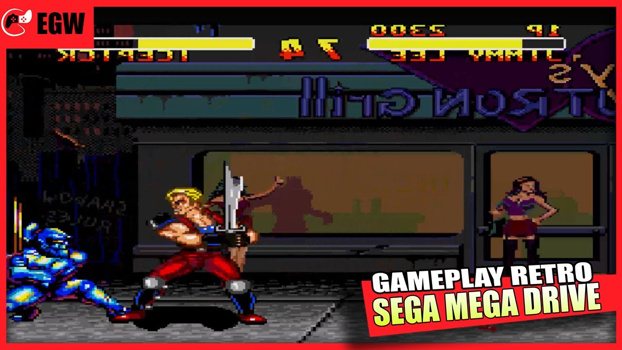 SEGA MEGA DRIVE - Double Dragon 5: the Shadow Falls - YouTube