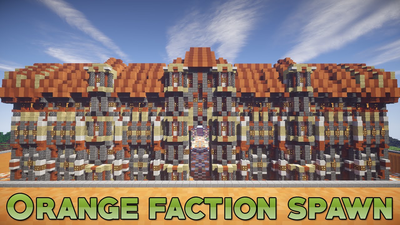 Minecraft - Orange Faction Spawn + PvP Arena + Shop 1.7-11.2 [Custom ...