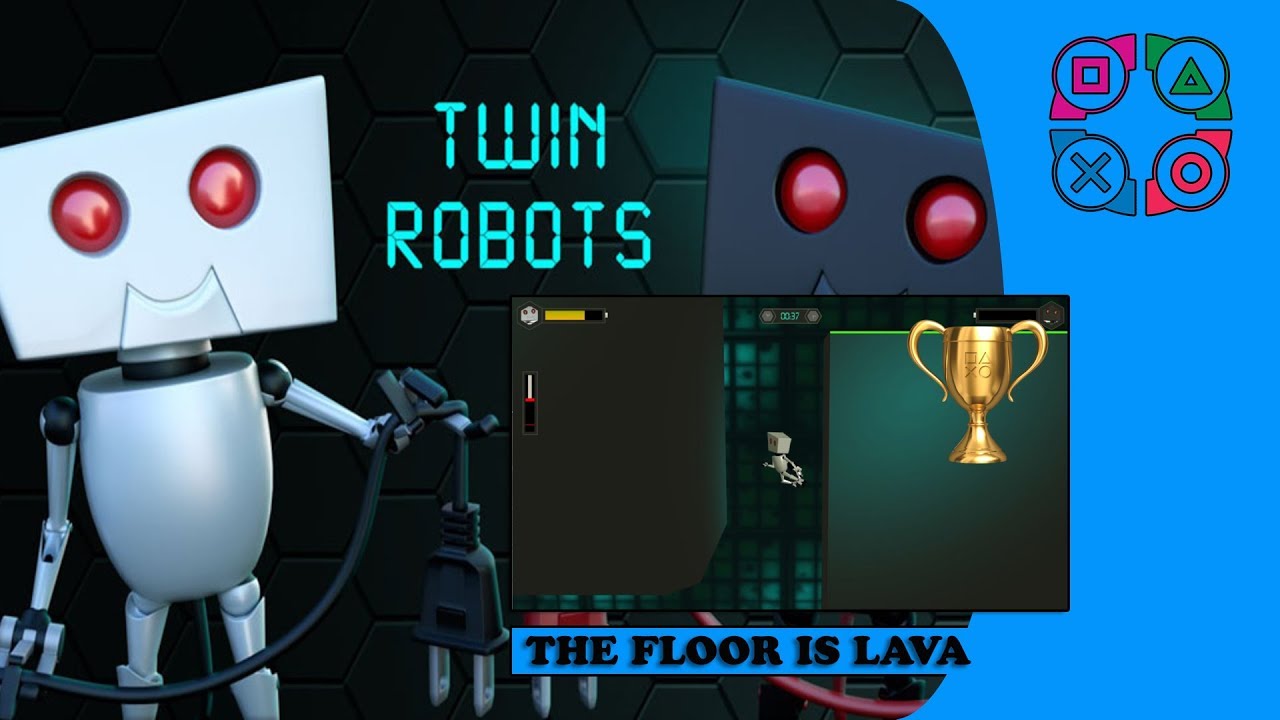 Twin Robots - The floor is lava - YouTube