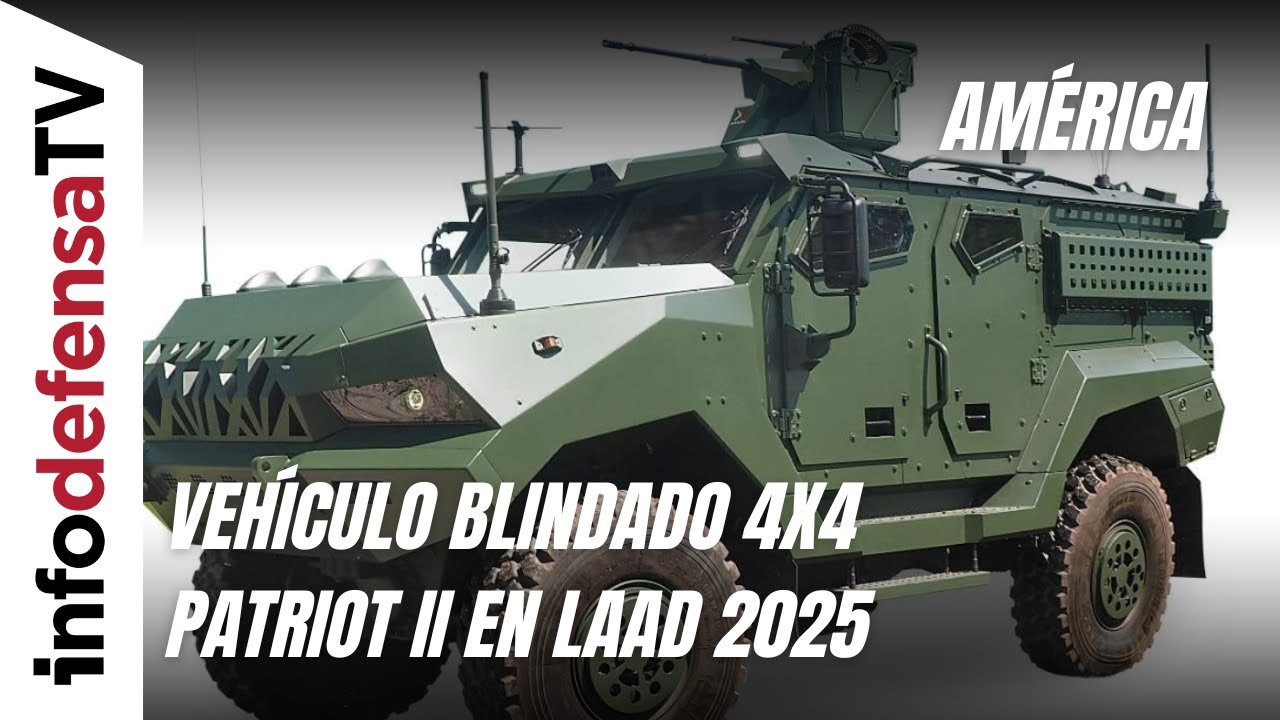 Tatra y Excalibur Army exhibirán el vehículo blindado 4x4 Patriot II el ...