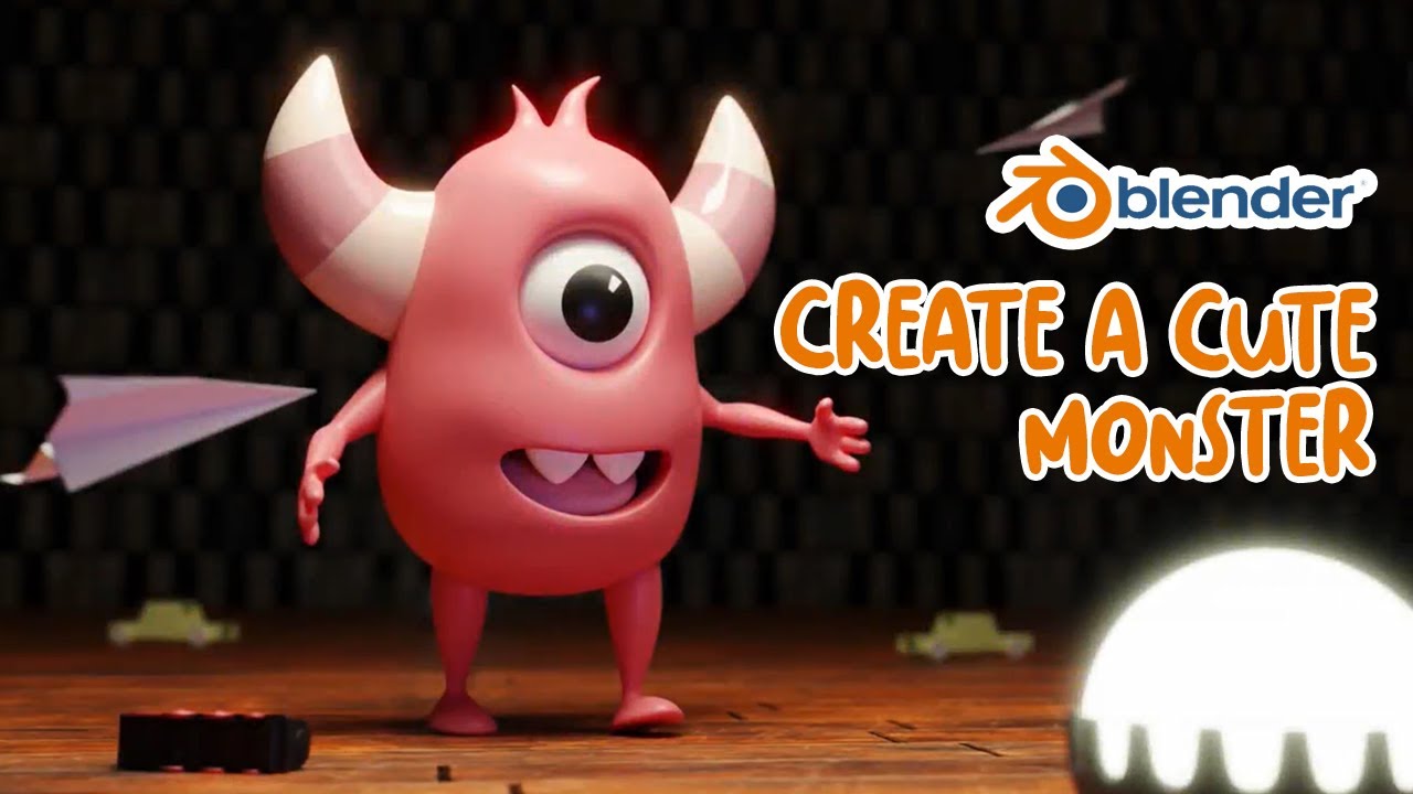 How to Model a Pixar-Inspired Monster in Blender (Full Tutorial) - YouTube