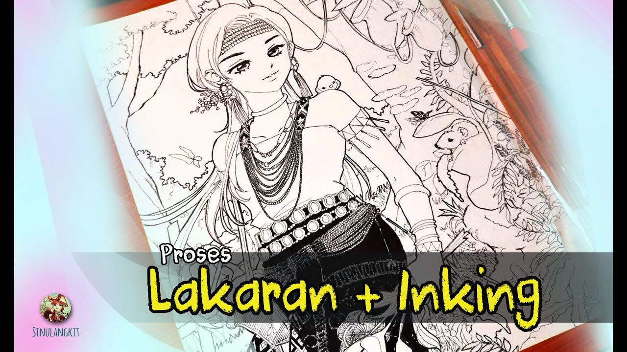 Lakaran + Inking - YouTube