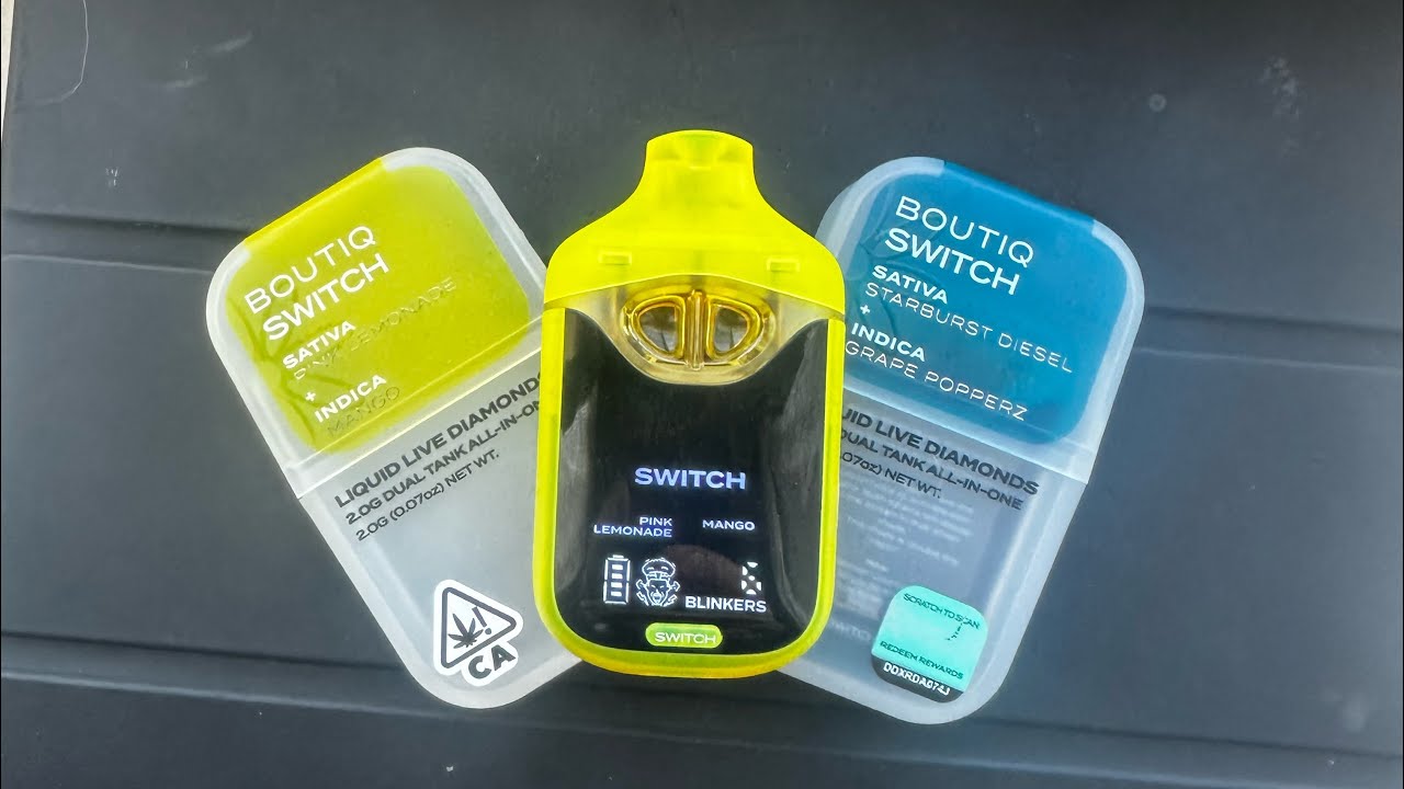 BOUTIQ SWITCH V4 PINK LEMONADE🥤X MANGO🥭REVIEW!! - YouTube