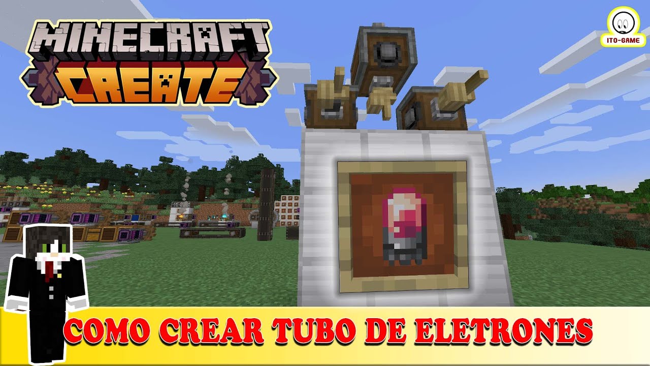 COMO CREAR TUBO DE ELECTRONES - CREATE MOD 1.18.2 Y 1.19.2 - MINECRAFT ...