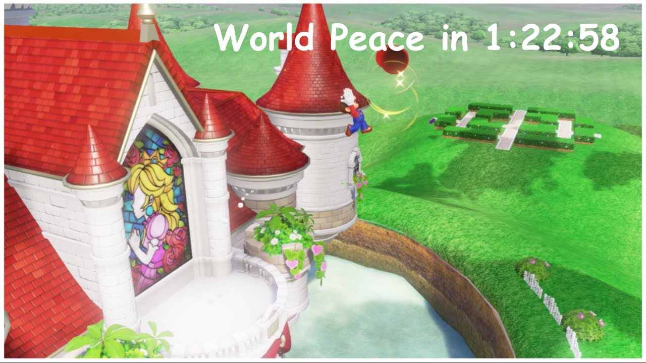 first step to sub 1:20 | Super Mario Odyssey World Peace in 1:22:58 ...