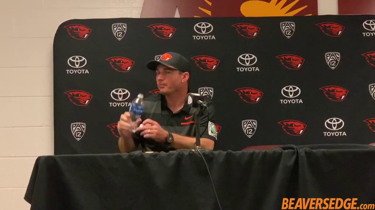 Oregon State Beavers Football: Jonathan Smith 9/30/18 - YouTube