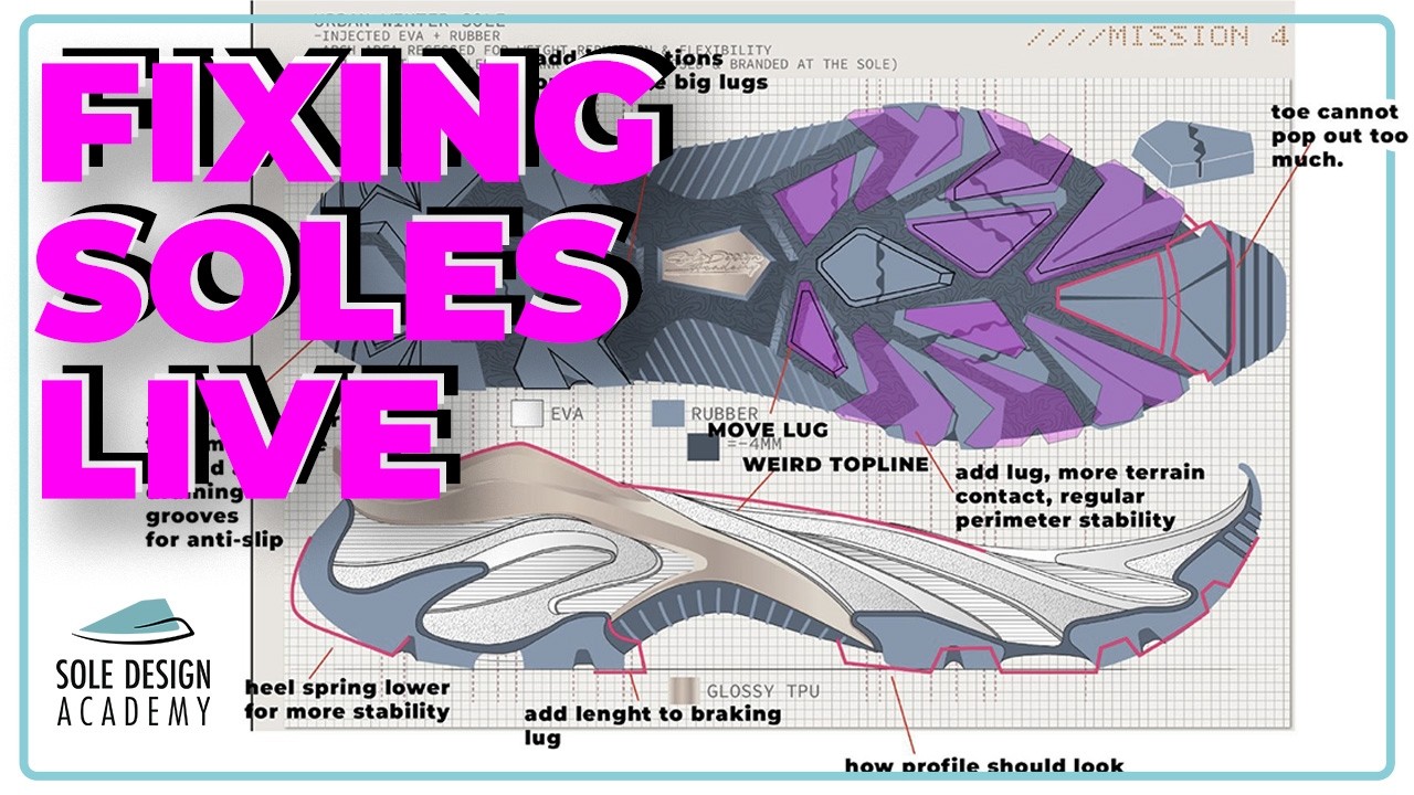 Sole Design Corrections with Ex-Vibram Senior Designer | Footwear ...
