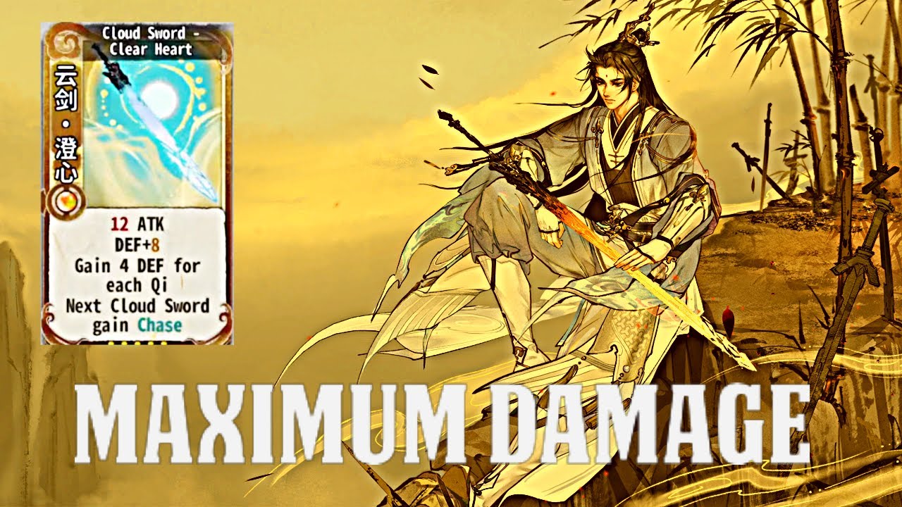MAXIMUM DAMAGE BUILD!! | Yi Xian The Cultivation Card Game | 108 - YouTube