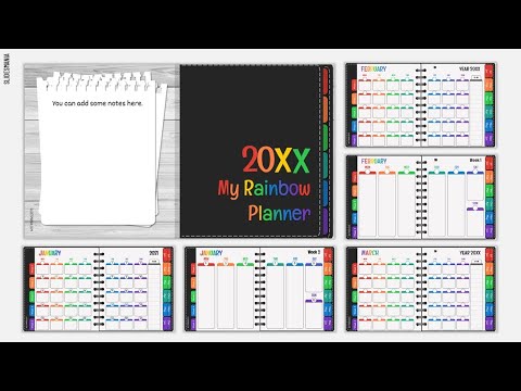 Setting Up the Rainbow Planner · SlidesMania · Google Slides - YouTube