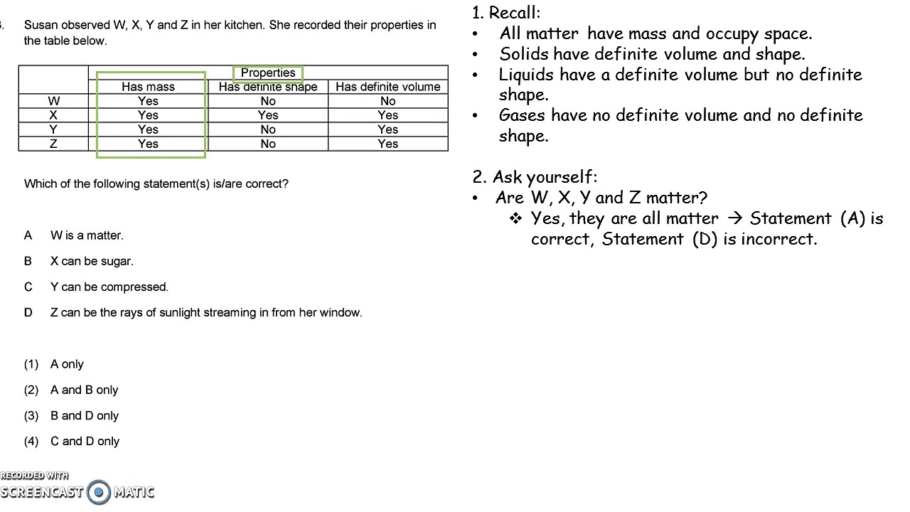 2018 P4 Project Click Science Matter Q3 - YouTube