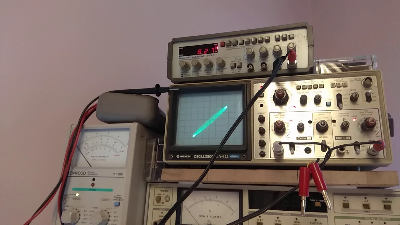 Technics RS-M280 azimuth calibration - YouTube