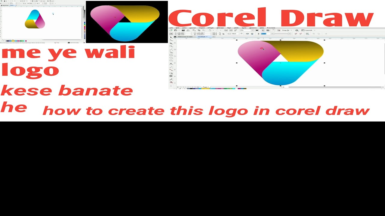 New logo design in corel draw | logo design tutorial coreldraw - YouTube