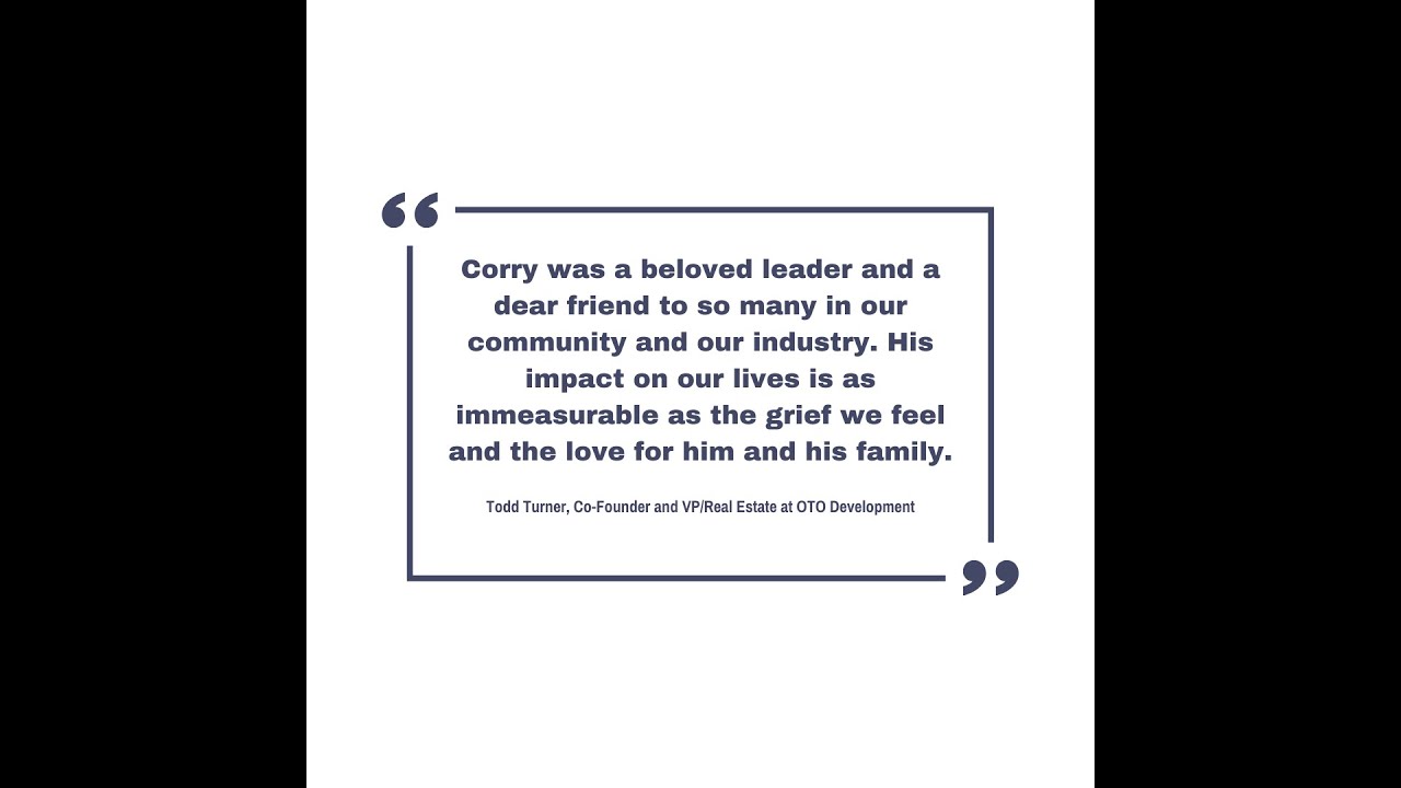 Words to Remember Corry Oakes, CEO of OTO Development - YouTube