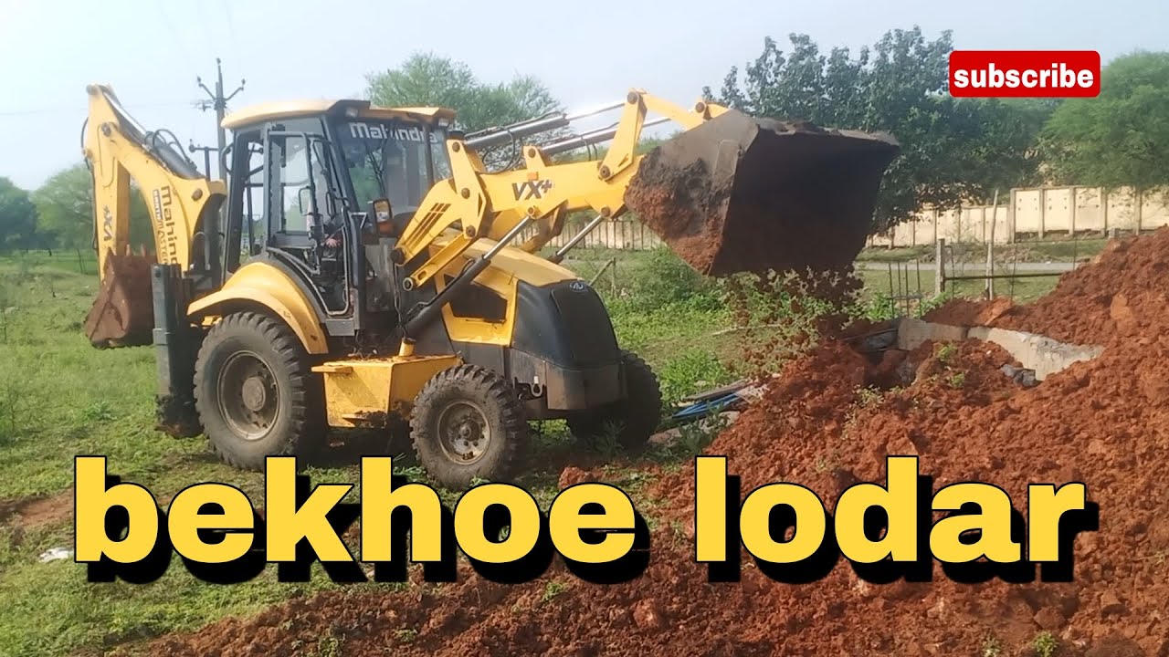 JCB bekhoe lodar || mahindra vx plus || jcb tractor loading video #jcb ...
