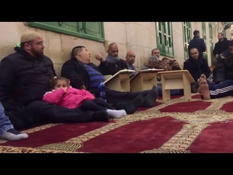 Mescidi Aksa Cami'inde Kari'lik Dersi