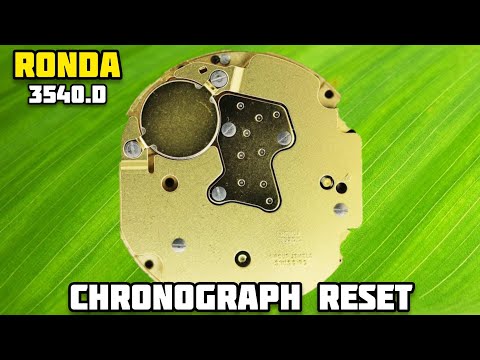 How To Reset RONDA 3540.D Chronograph Reset | SolimBD | Kolber Chronograph Watch