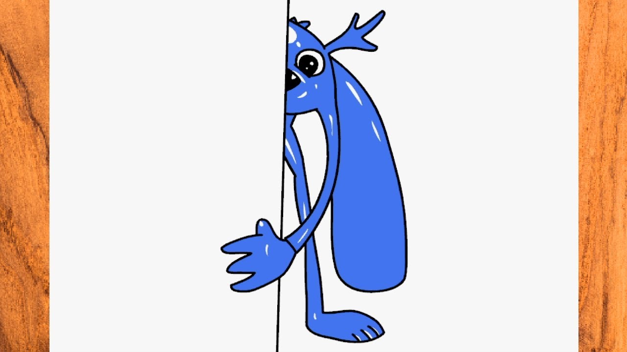 How to draw Mr Kickster from Garten of Banban - YouTube
