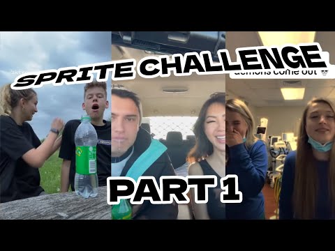 Sprite challenge best videos ! The burping compilation of the tiktok trend