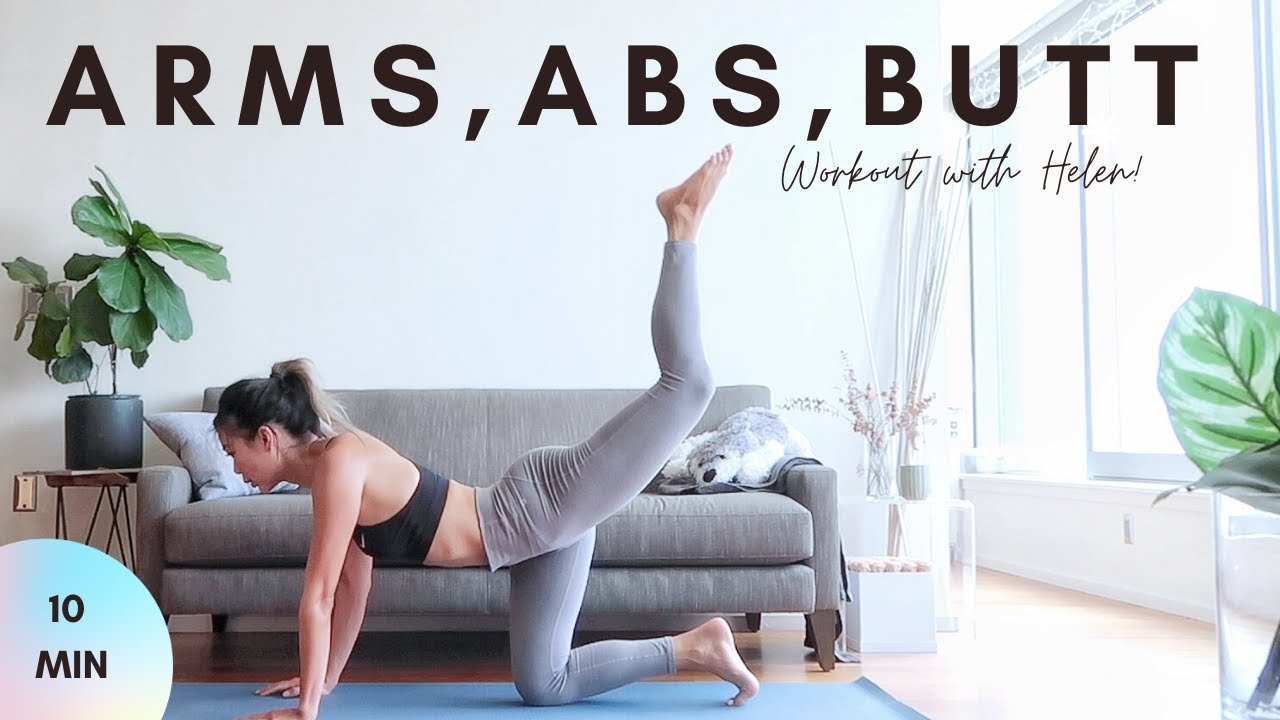 Workout with Helen! // an ABG Self Care Series - YouTube