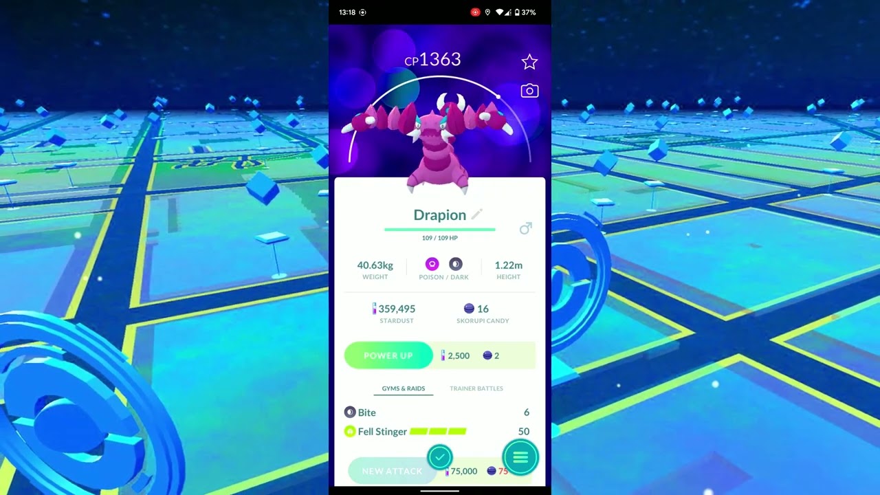 Pokemon GO #42 - Evolve Skorupi to Drapion - YouTube