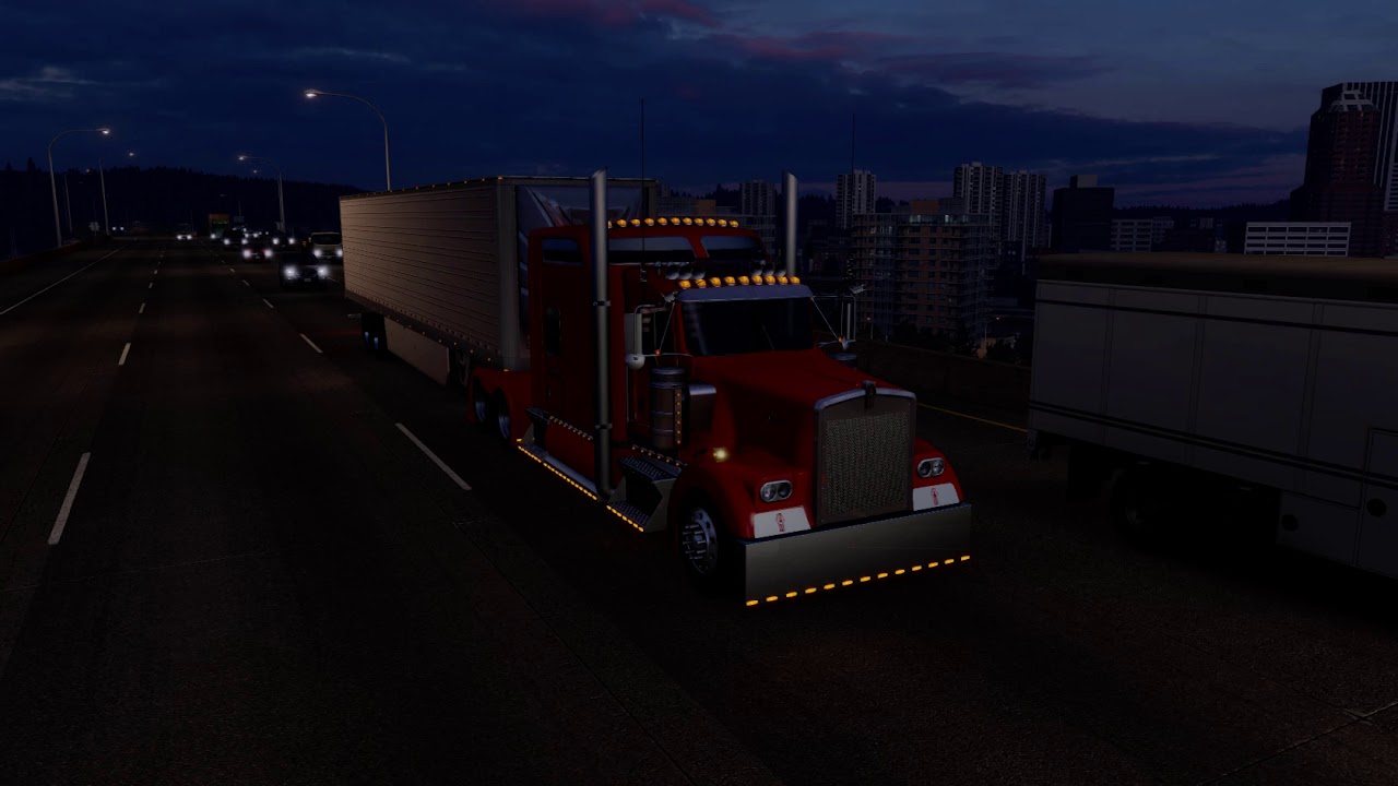 American Truck Simulator | Kenworth W900 By Shaneke Game - YouTube