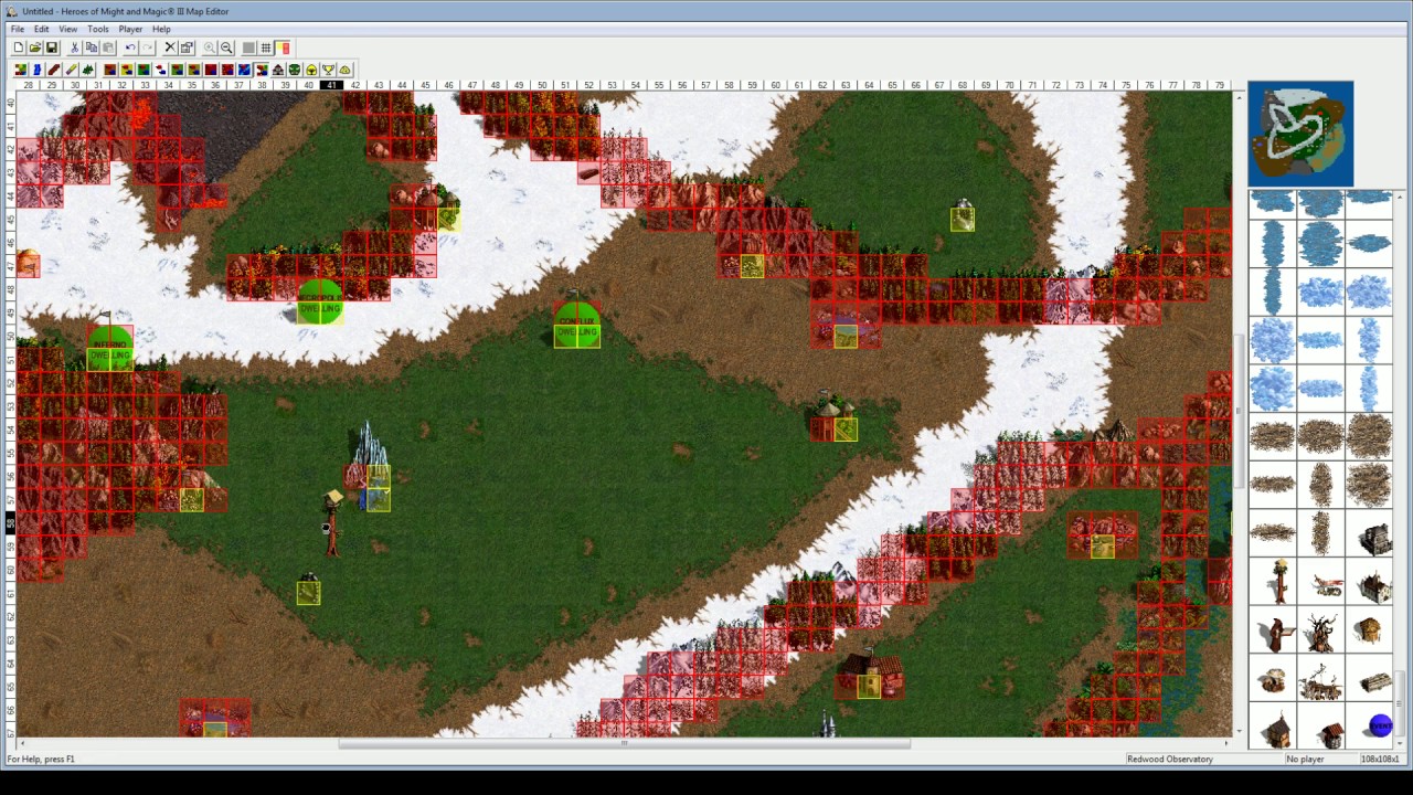 HOMM3 Map Making Misc: 1 way and 2 way teleport - YouTube
