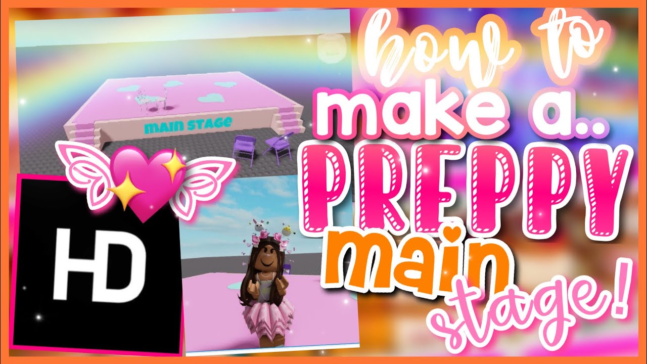how to make a preppy main stage! - YouTube