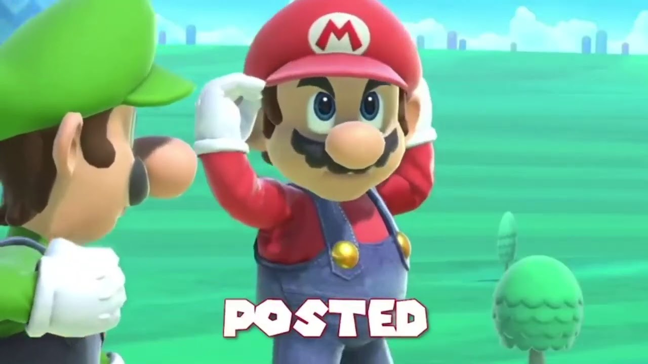 Mario: BRO! You just posted cringe. You are going to lose subscriber ...