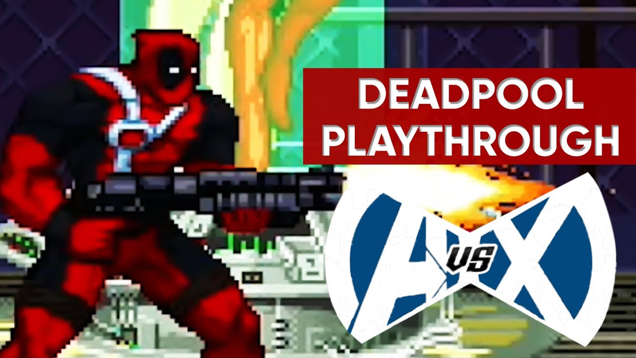 Avengers vs. X-Men (Mugen) - Deadpool Gameplay Playthrough - YouTube