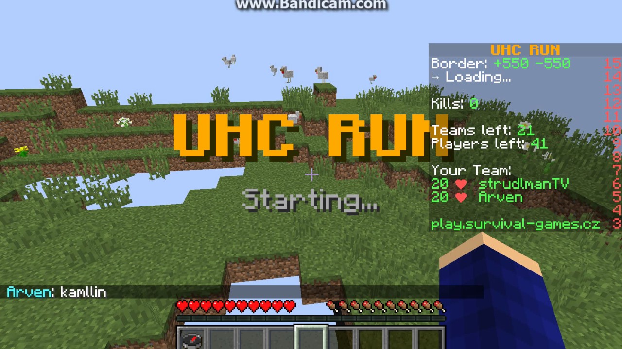 minecraft UHC RUN w/StrudlmanTv - YouTube