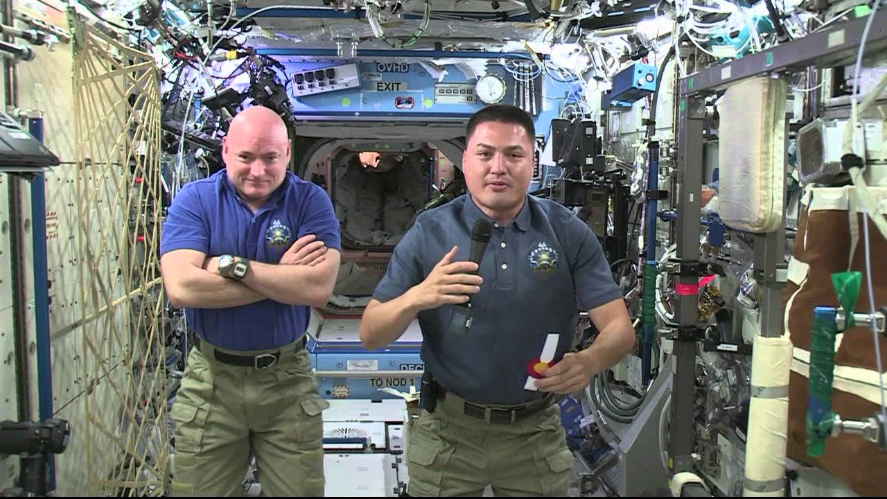 International Space Station Crew Members Discuss Life in Space with ...