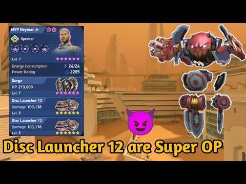 Disc Launcher 12 are Super OP 😈 || Surge with Disc Launcher 12 Gameplay ...