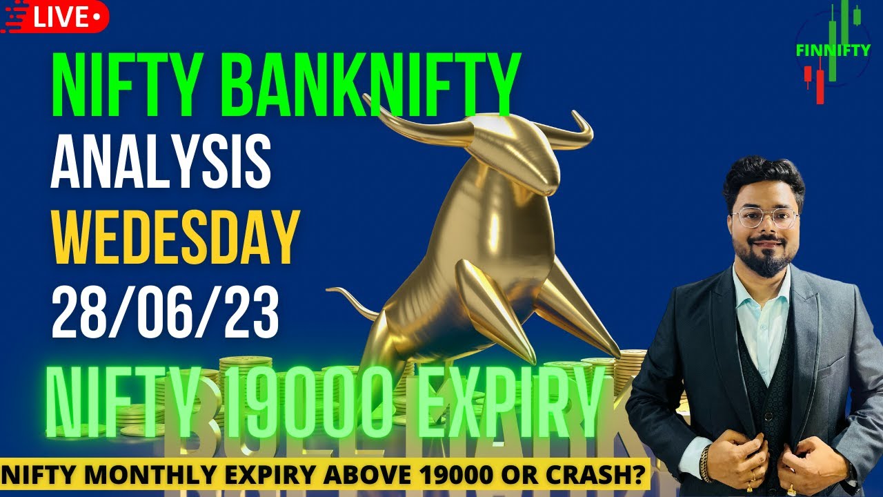 NIFTY BANKNIFTY WEDNESDAY ANALYSIS & LEVELS 28TH JUNE | NIFTY MONTHLY ...