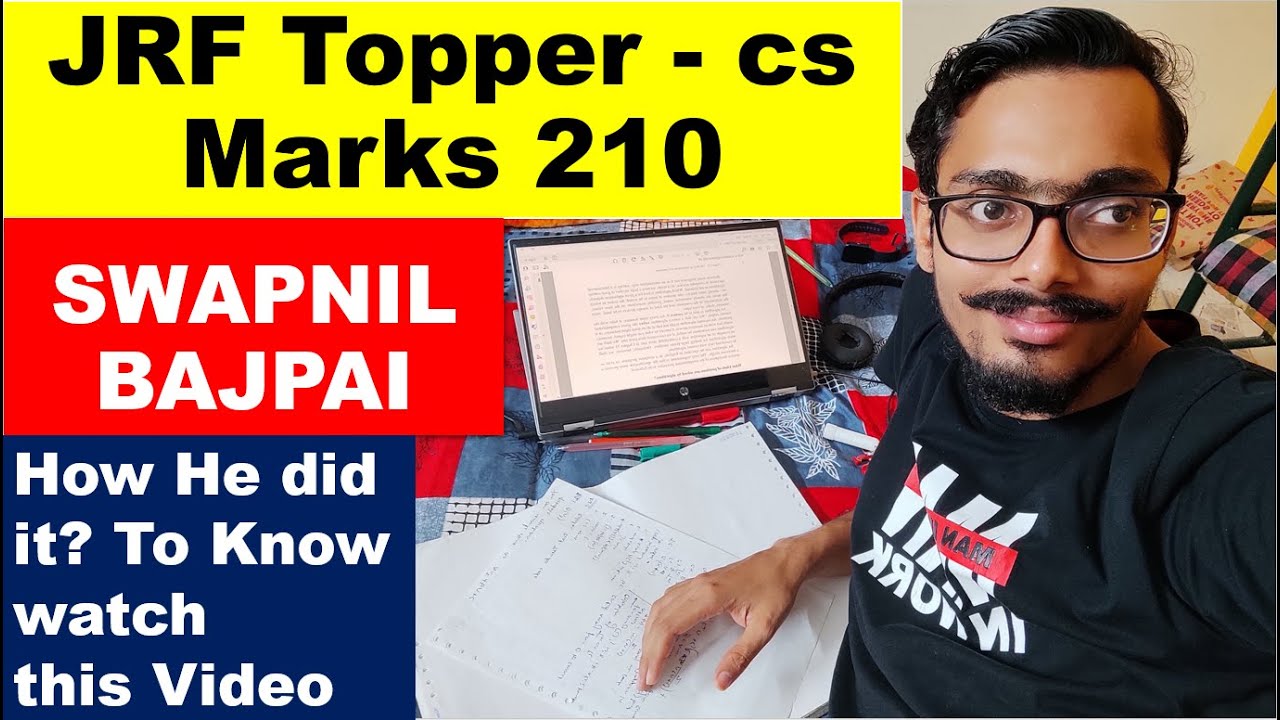 JRF Topper Marks 210 - UGC NET Computer Science - Swapnil BAJPAI |UGC ...
